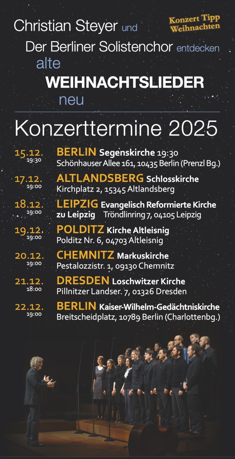 Christian Steyer – Christian Steyer & Der Berliner Solistenchor